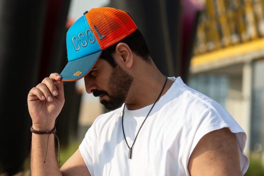 Just Be Cool Cap - Blue/Navyblue/Orange | Large - Foxerz